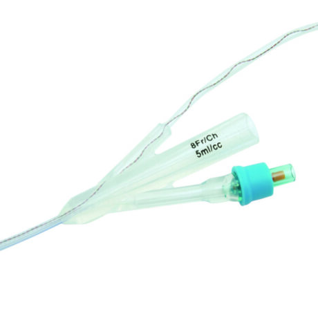 8 Fr Foley catheter with temperature sensor - MEDOVIS